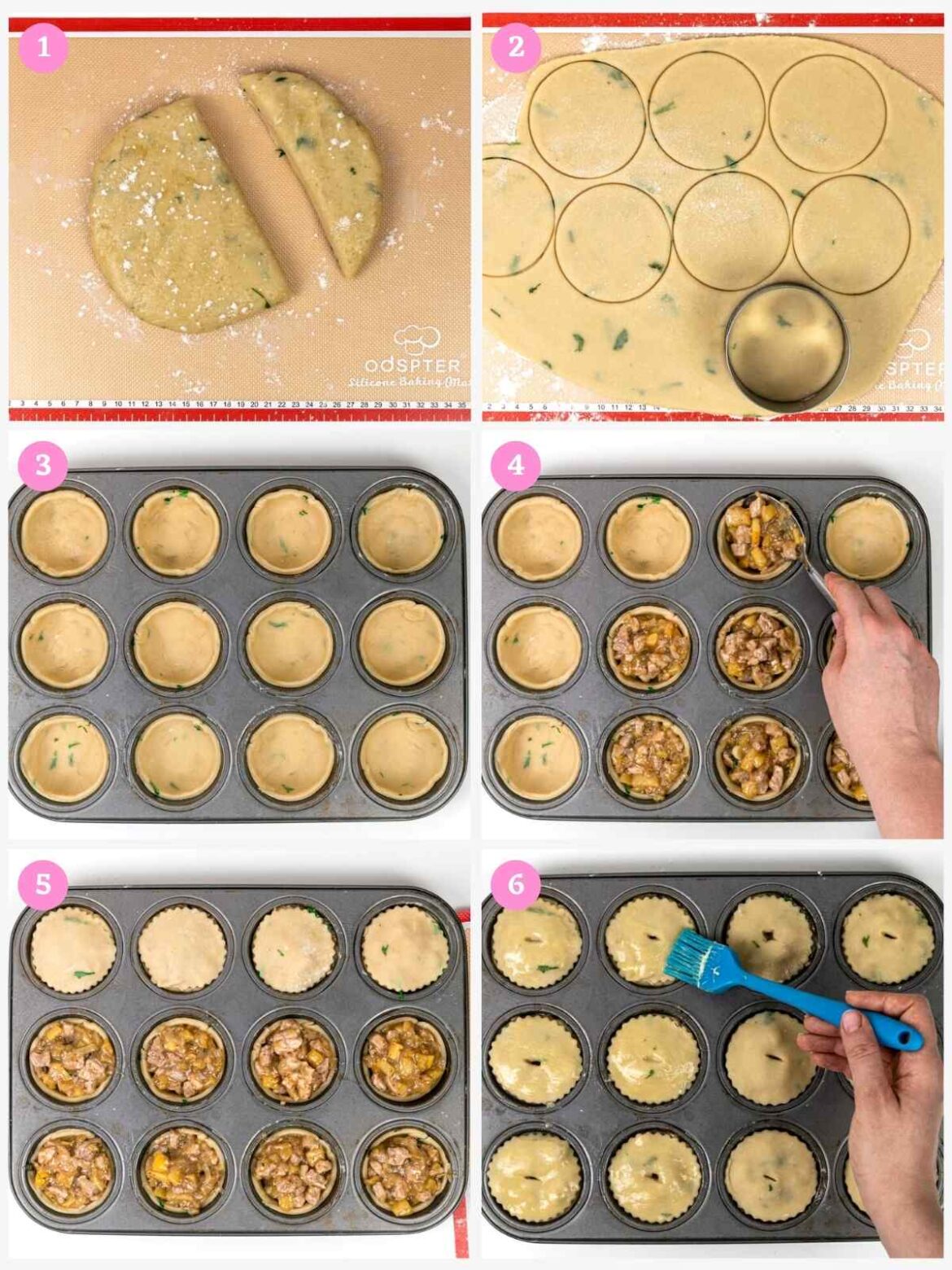 British Pork Pie with Leeks and Apple - SugarYums