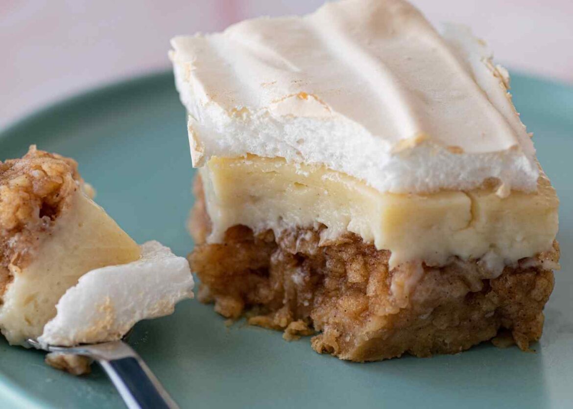 Custard Apple Pie with Meringue - SugarYums