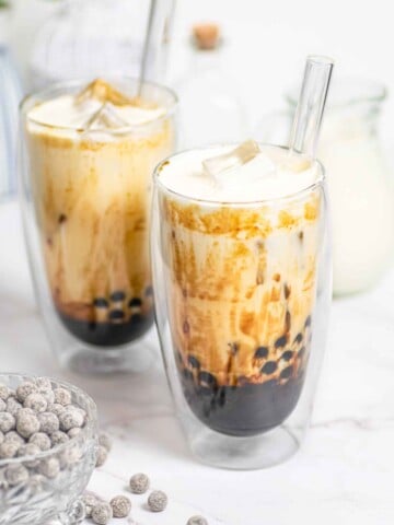 Tiger Milk Tea: Homemade Brown Sugar Bubble Tea - SugarYums