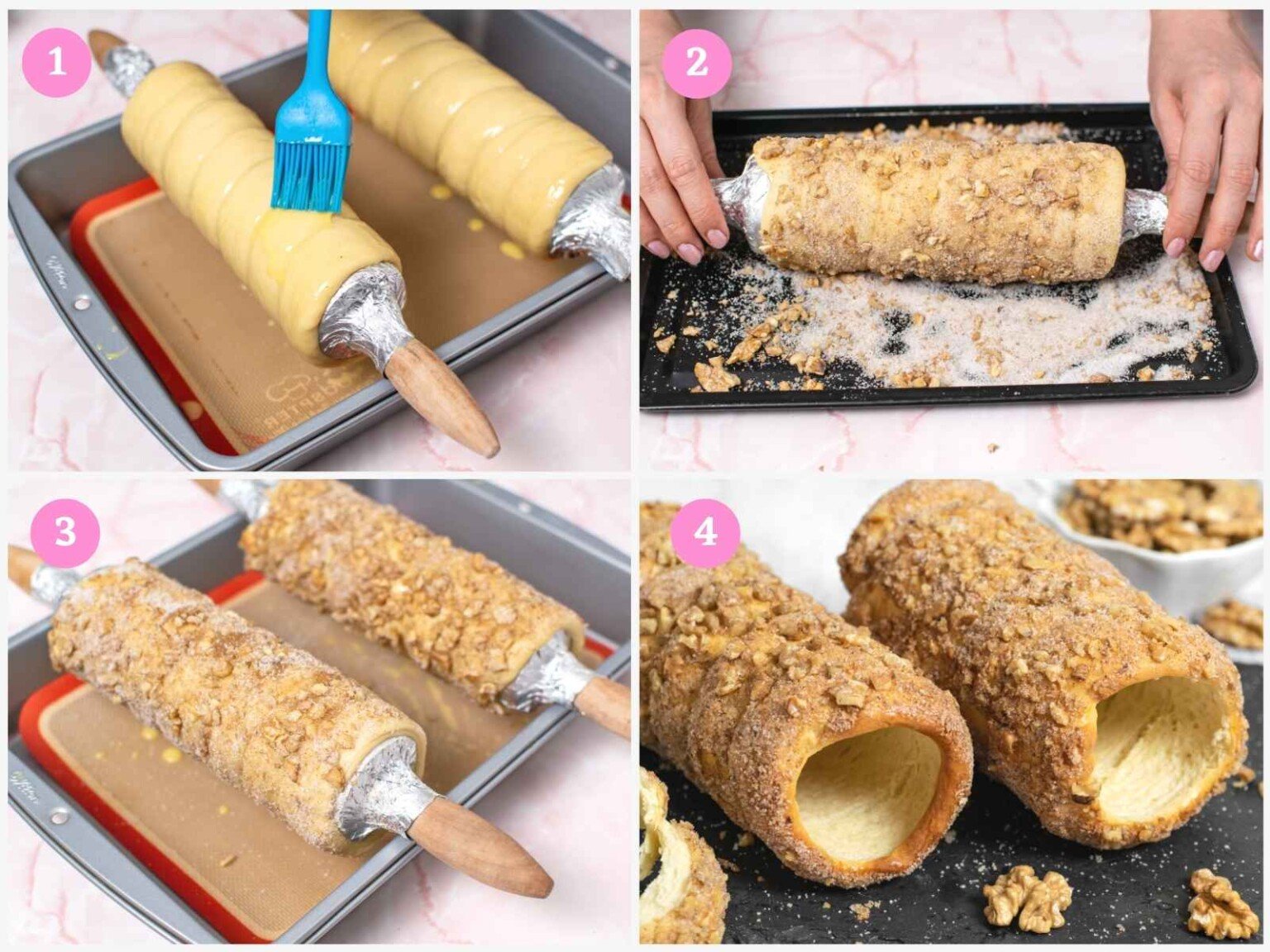 Hungarian Chimney Cake (Kürtőskalács) - SugarYums