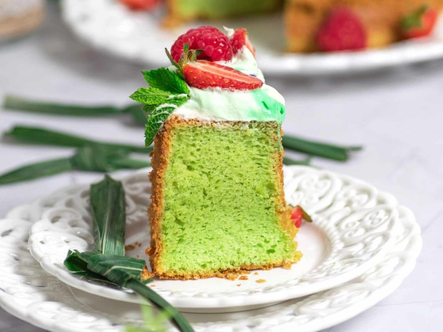 Pandan Cake Recipe: Easy Pandan Chiffon Cake - SugarYums