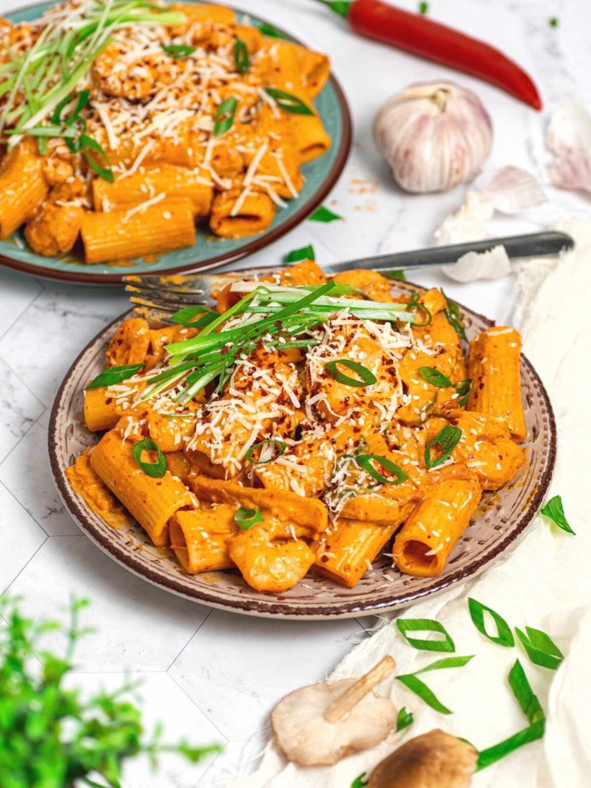 Creamy Gochujang Pasta (고추장 파스타) - SugarYums