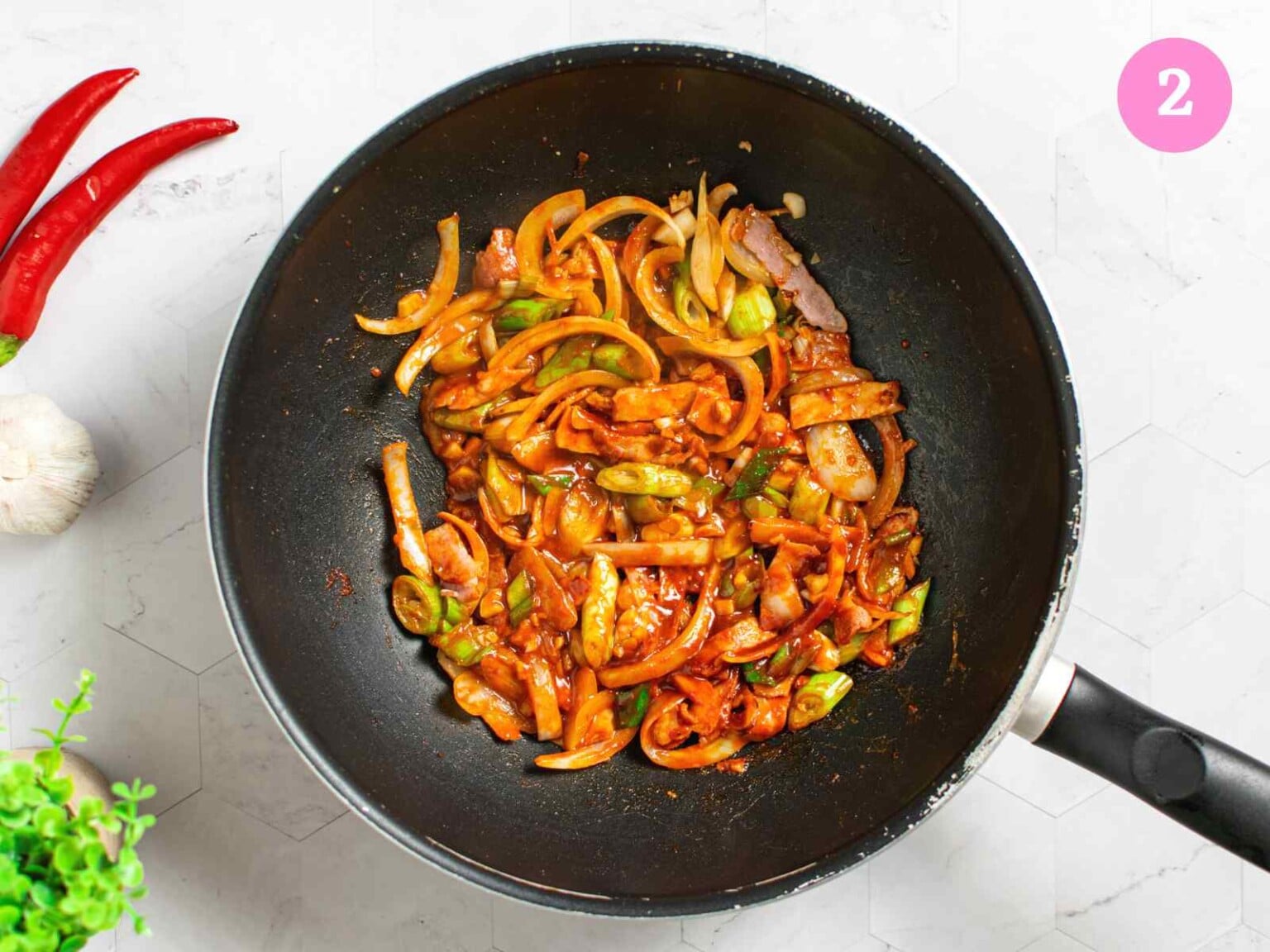 Mild & Creamy Rose Tteokbokki (로제 떡볶이) - SugarYums