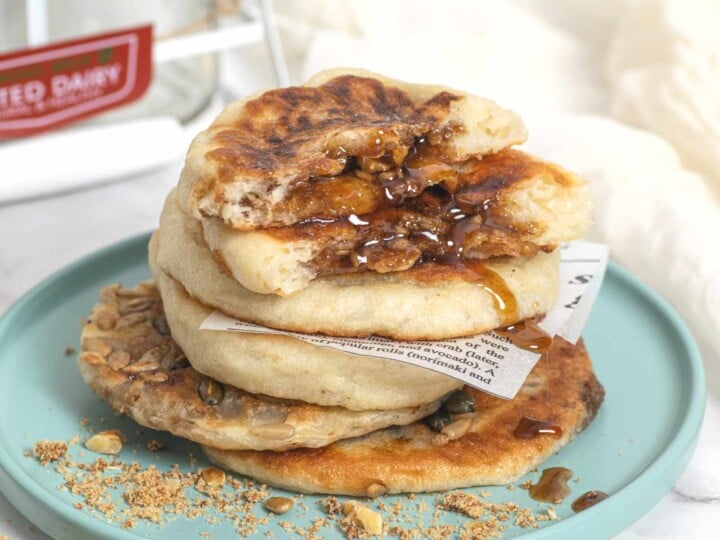 Hotteok: Korean Sweet Pancake (호떡) - SugarYums