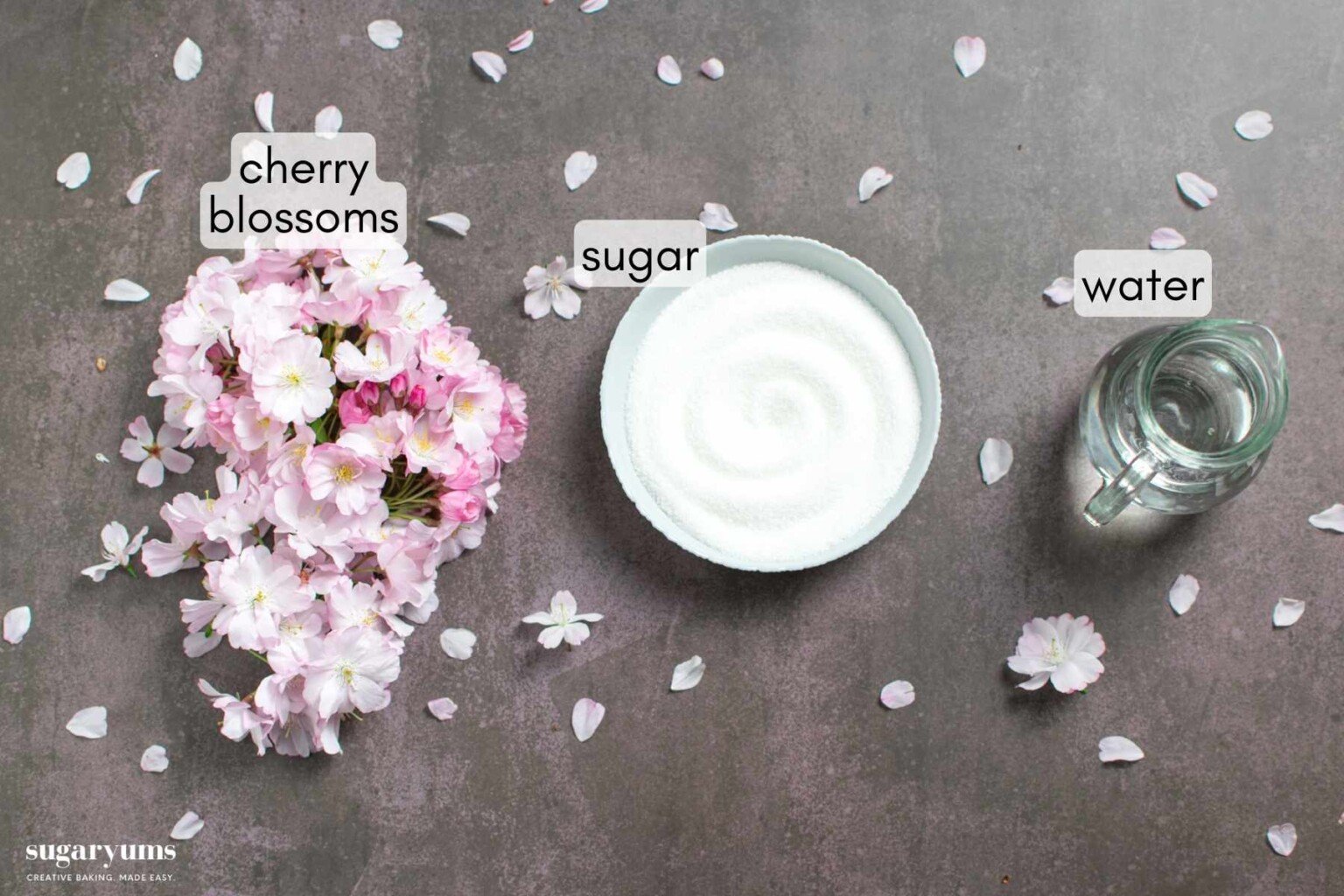 How to make Cherry Blossom Syrup (Sakura Syrup) - SugarYums
