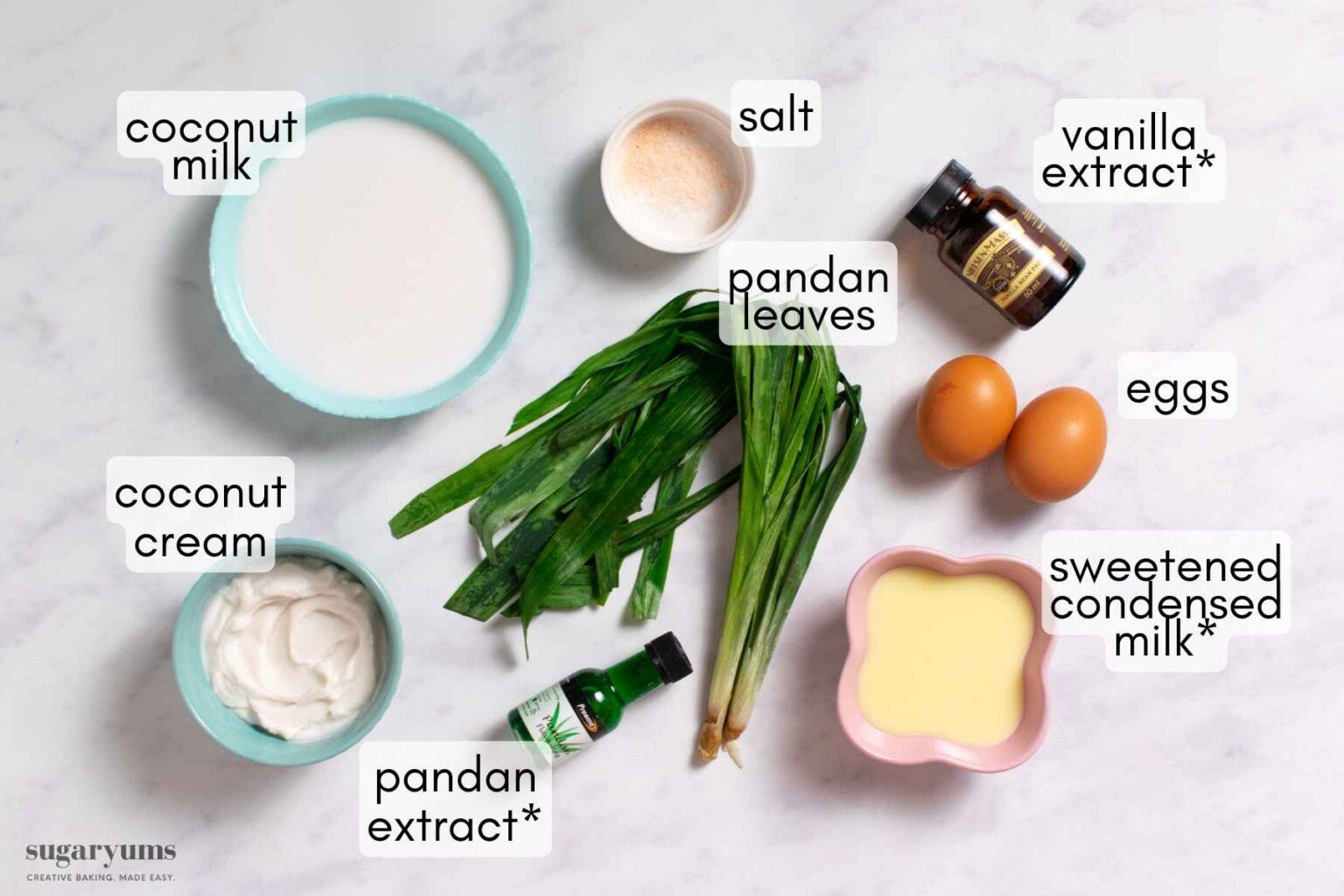 Pandan Ice Cream with Real Pandan and Coconut Milk - SugarYums