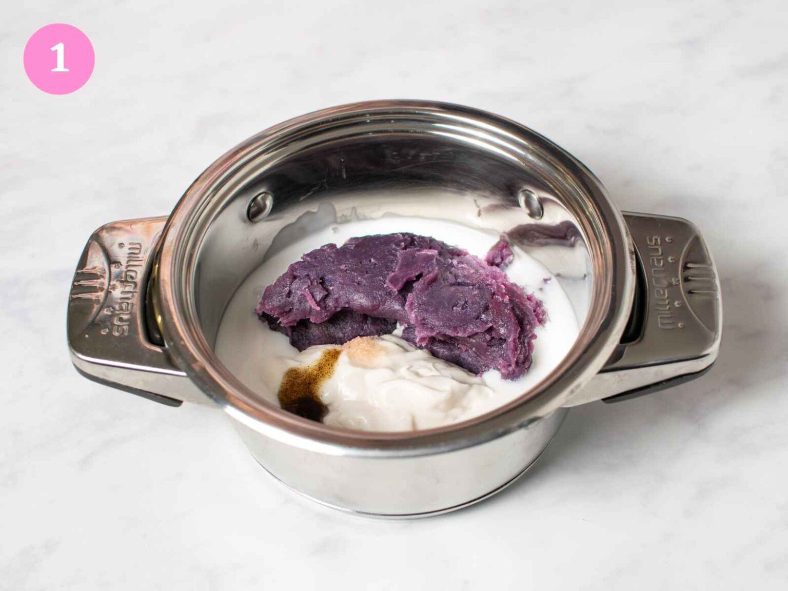 Natural Homemade Ube Ice Cream (Purple Yam) - SugarYums