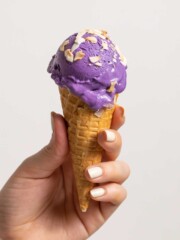 Natural Homemade Ube Ice Cream (Purple Yam) - SugarYums