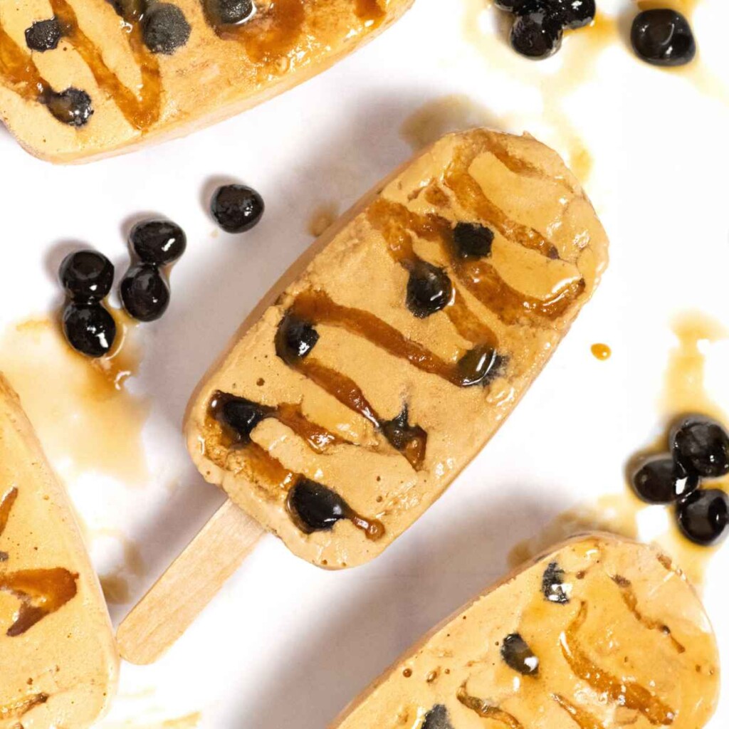 Brown Sugar Boba Ice Cream Bar (Bubble Tea Ice Cream) - SugarYums