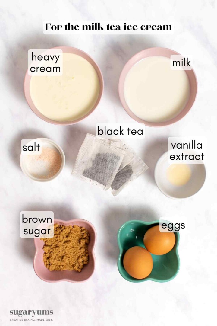 Brown Sugar Boba Ice Cream Bar (Bubble Tea Ice Cream) - SugarYums