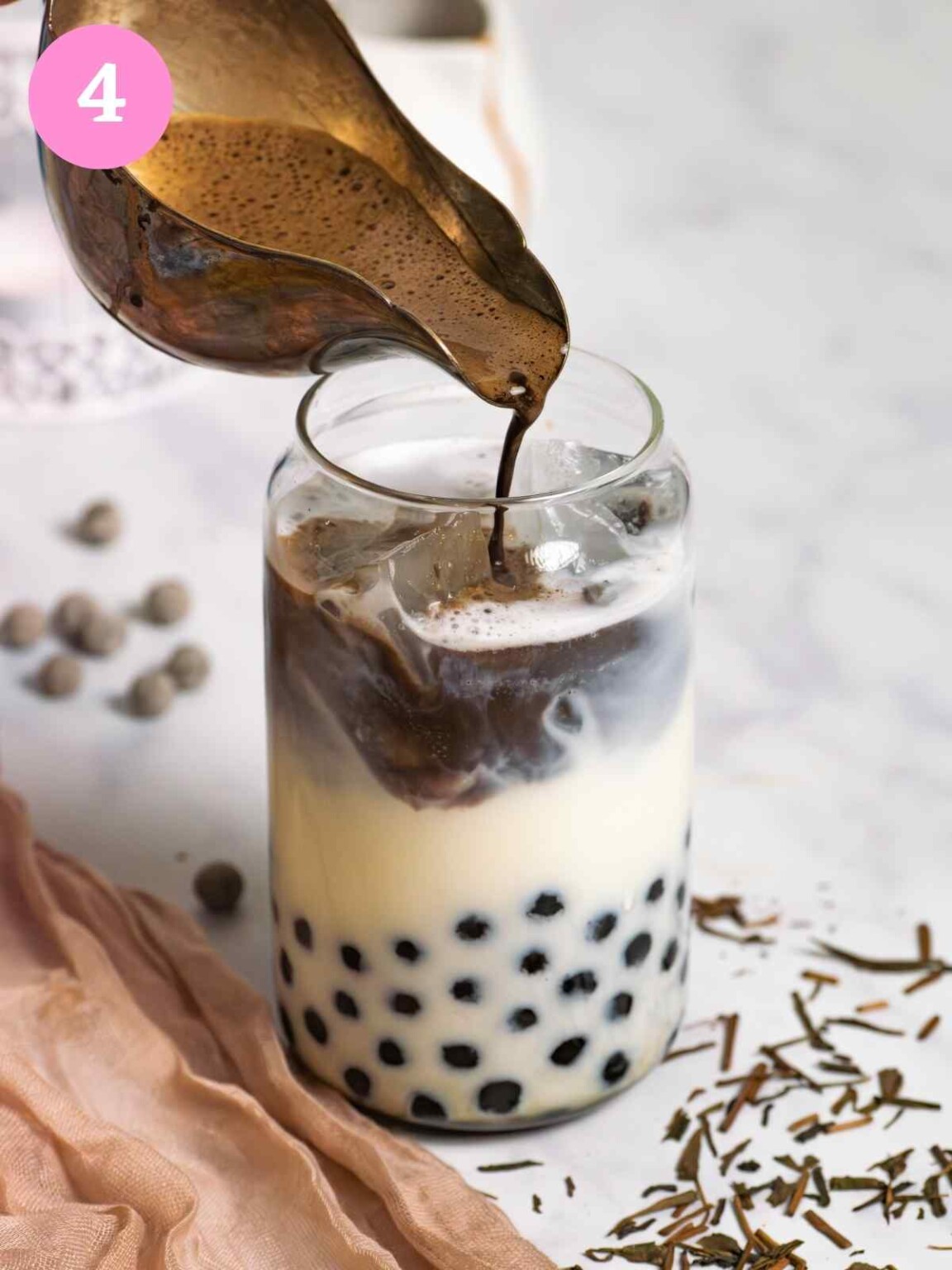 Japanese Hojicha Milk Tea (Hojicha Bubble Tea) - SugarYums
