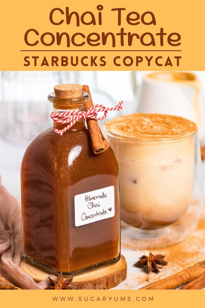 Homemade Chai Tea Concentrate (Starbucks Copycat) - SugarYums