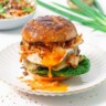 Korean Kimchi Burger with Spicy Kimchi Mayo (김치 버거) - SugarYums