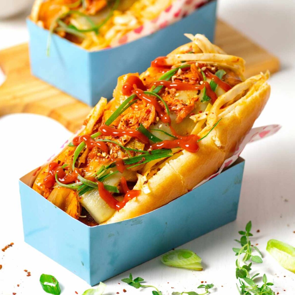 Easy Korean Kimchi Hot Dog Recipe (김치핫도그) - SugarYums