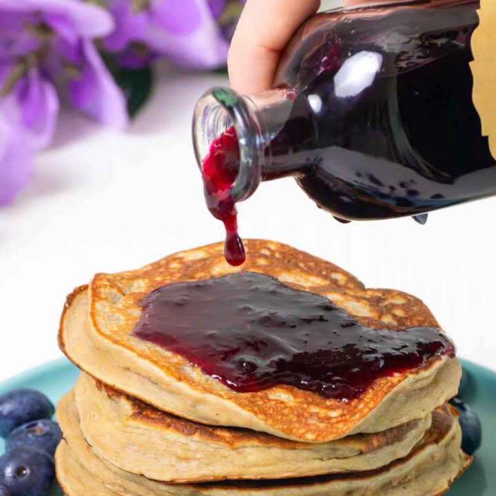 Homemade Blueberry Simple Syrup - Perfect For Drinks - SugarYums